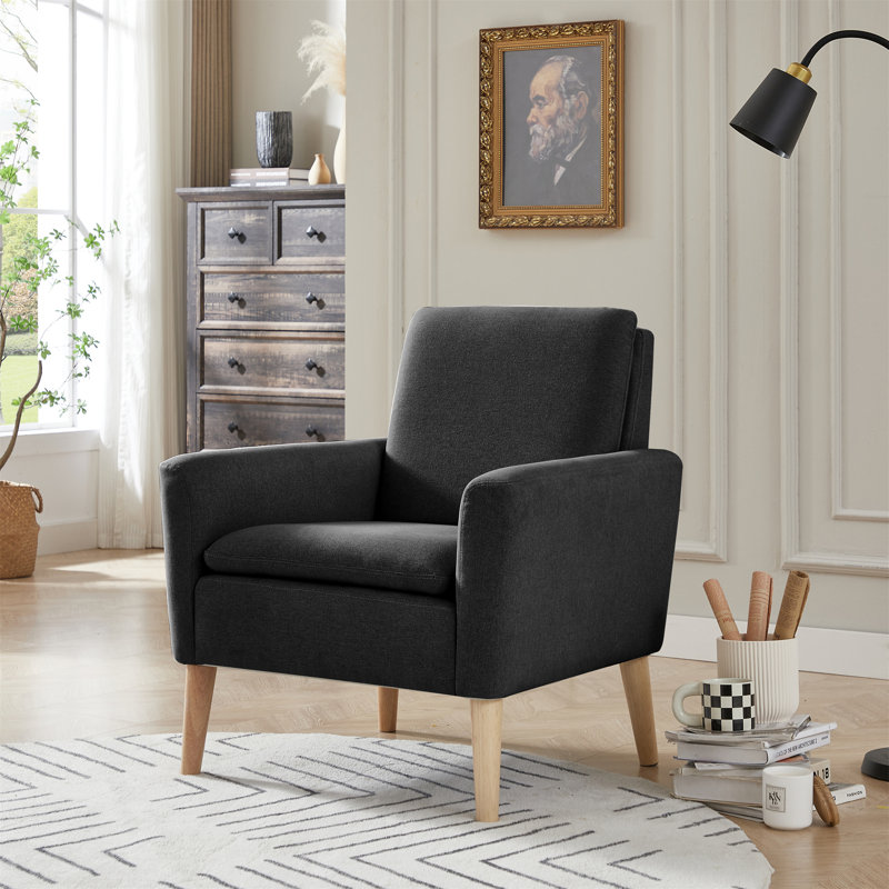 George Oliver Joevani 28.74 Wide Accent Chair Reviews Wayfair